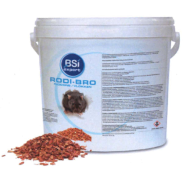 Rodi Bro 5 kg - havervlokken - brodifacoum - prof. circuit | Dagro